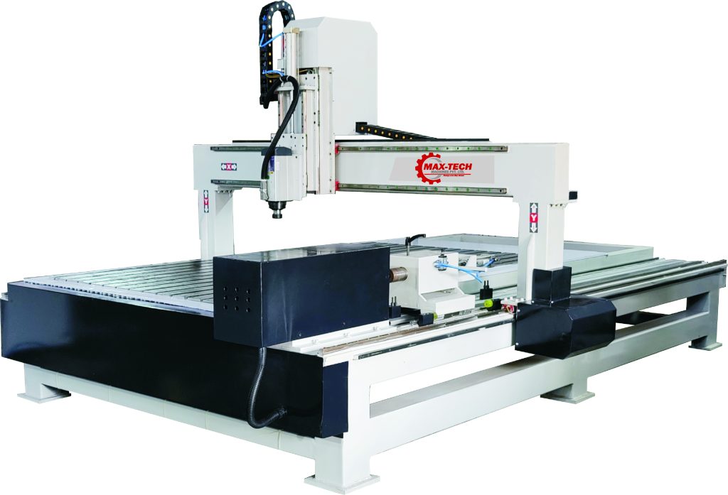 CNC ROUTER WITH SIDE ROTARY
